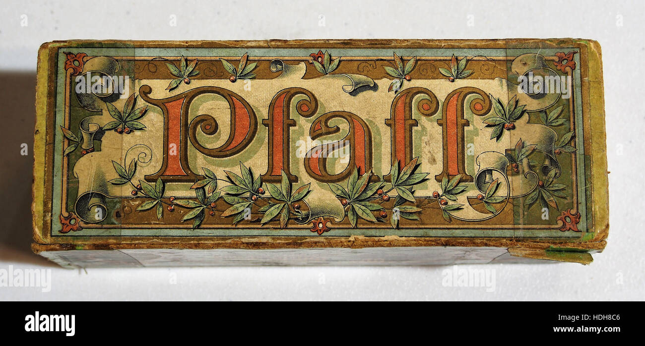 Pfaff doosje pic3 Stock Photo - Alamy