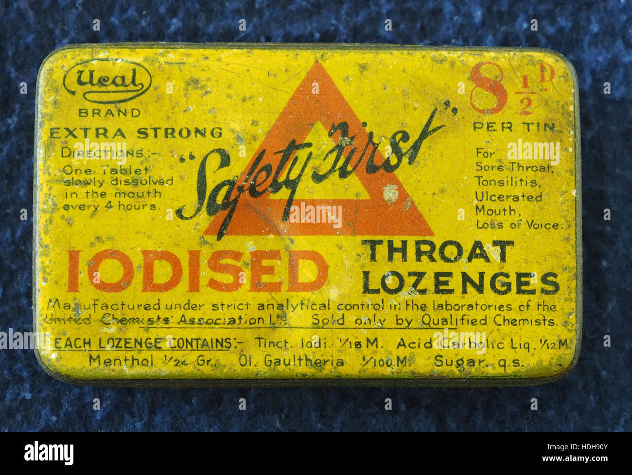 Lozenges tin hi-res stock photography and images - Alamy