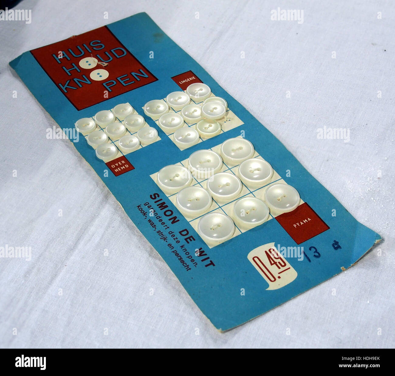 An illustration by Simon de Wit, depicting household buttons ...