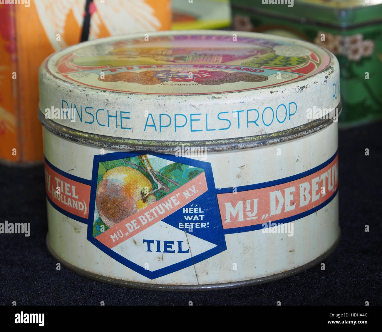 This image showcases a jar of Rinsche Appelstroop, a popular Dutch ...