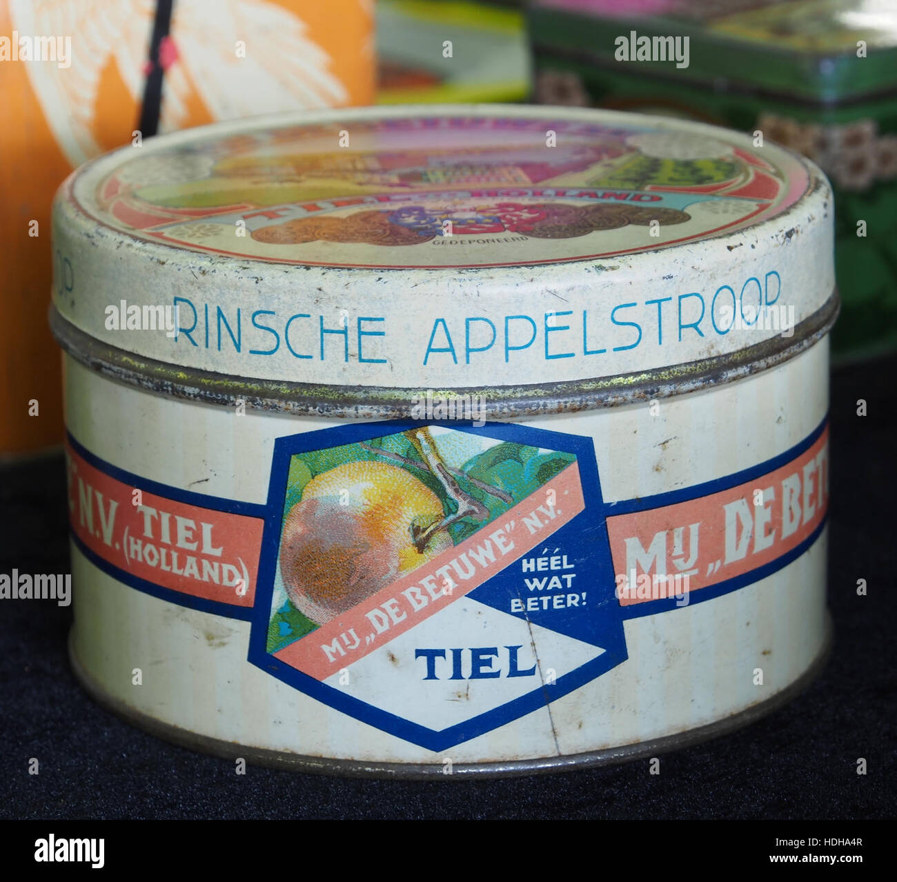 This image features the Rinsche Appelstroop, a traditional Dutch apple ...