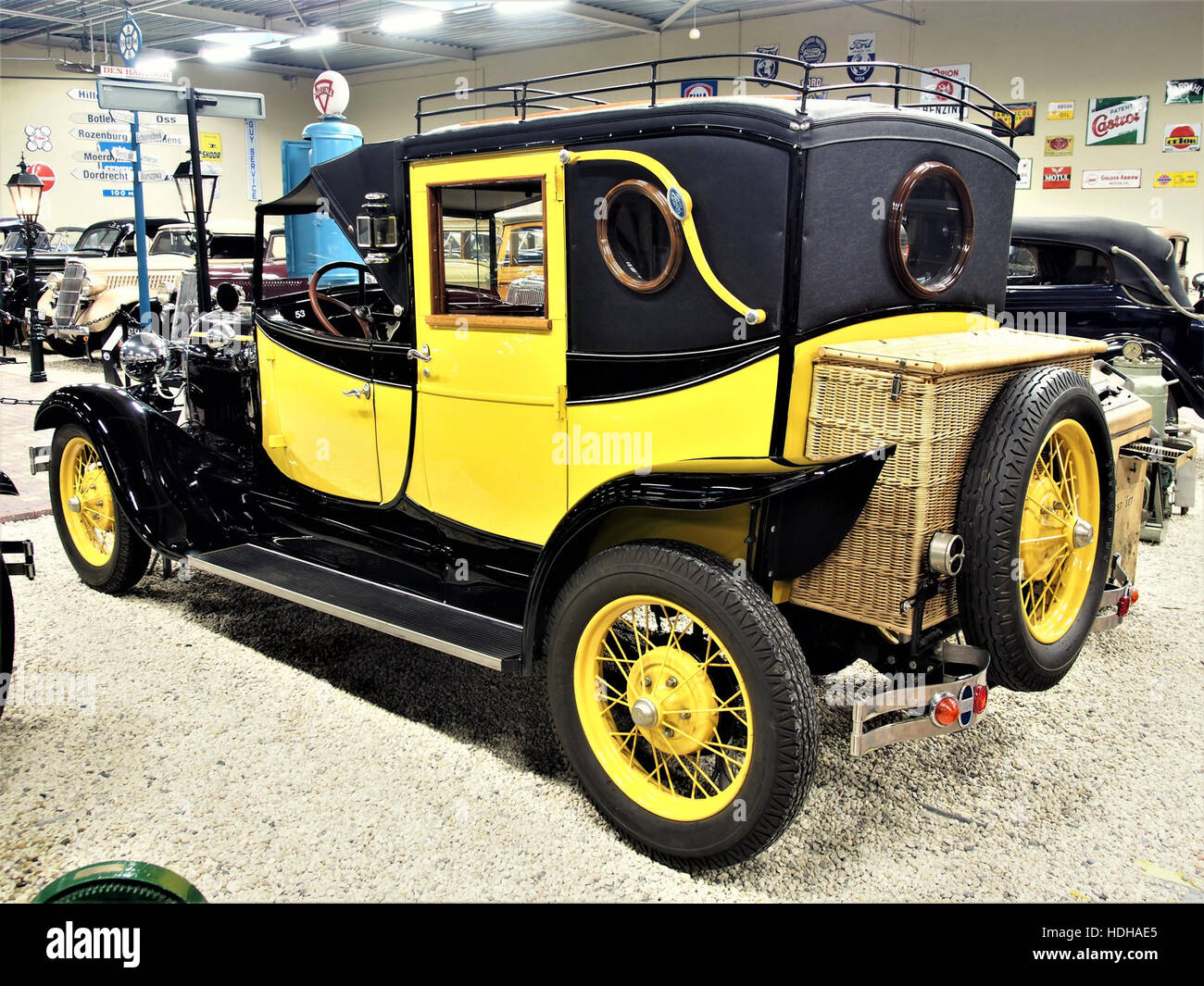 The 1928 Ford A Landaulette is a classic automobile showcasing the ...