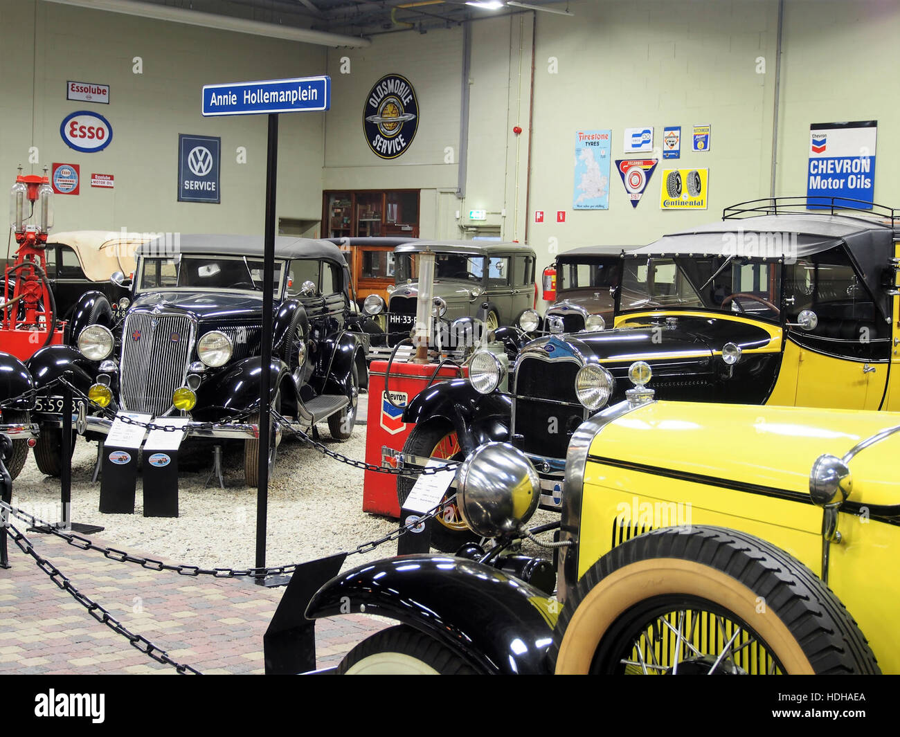 The interior of the Den Hartogh Ford Museum features a collection of ...