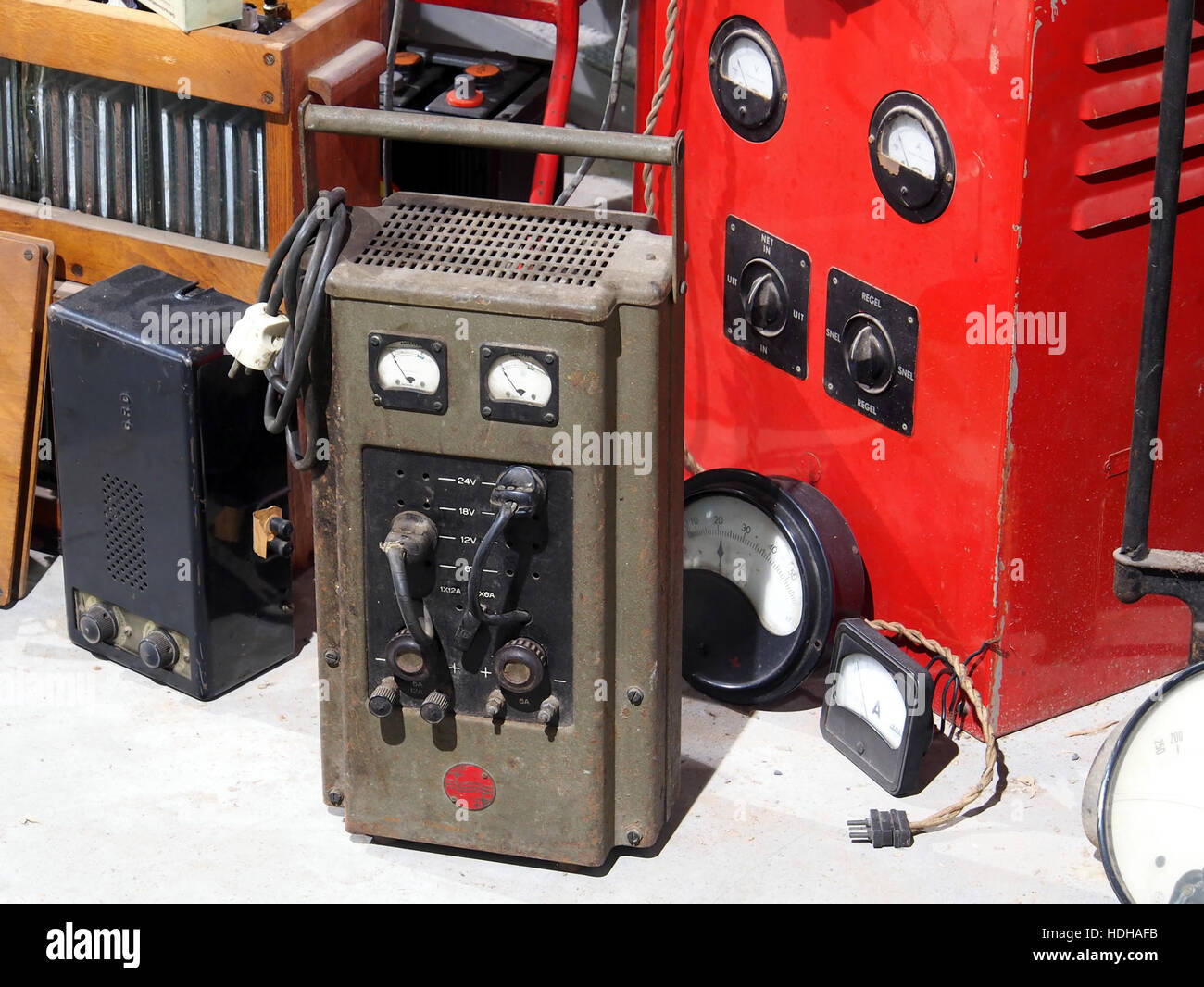 Philips voltmeter, Ford museum Stock Photo - Alamy