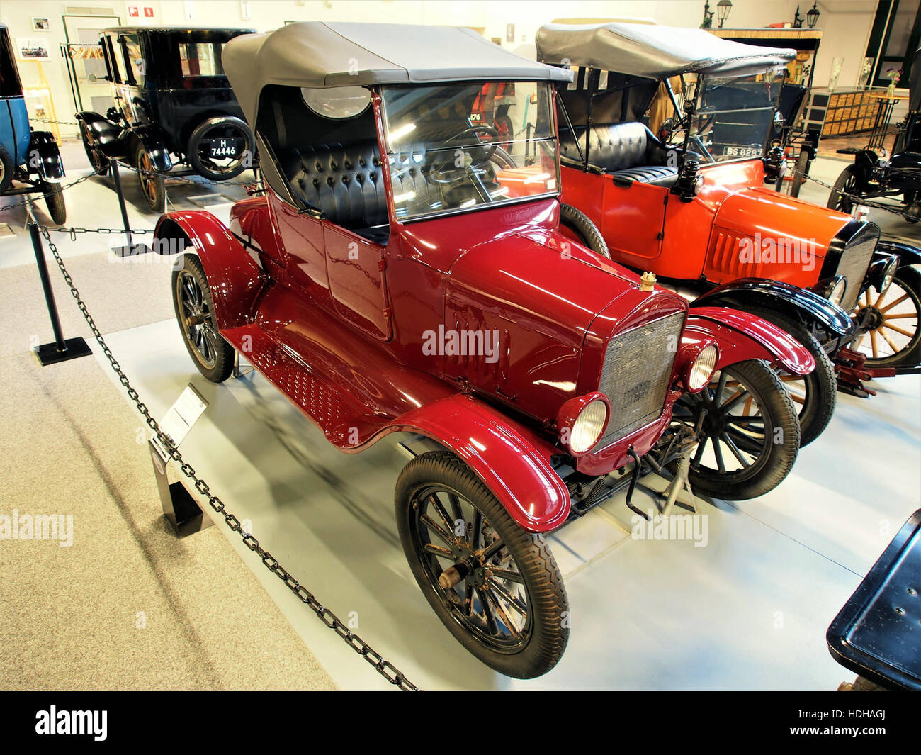 A 1921 Fort T Runabout, a classic early 20th-century automobile. The ...