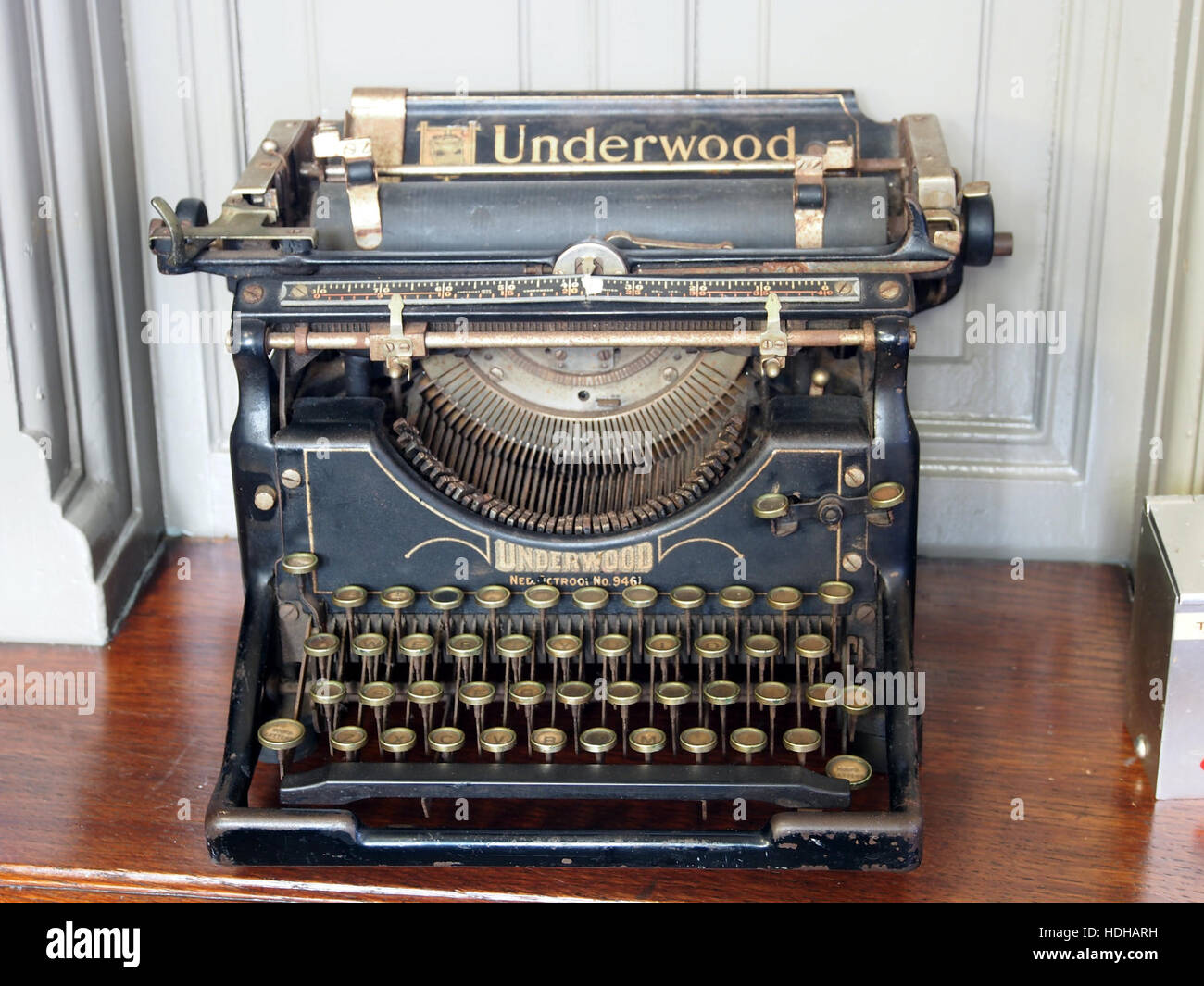 The Underwood typewriter, an iconic writing machine from the early 20th ...