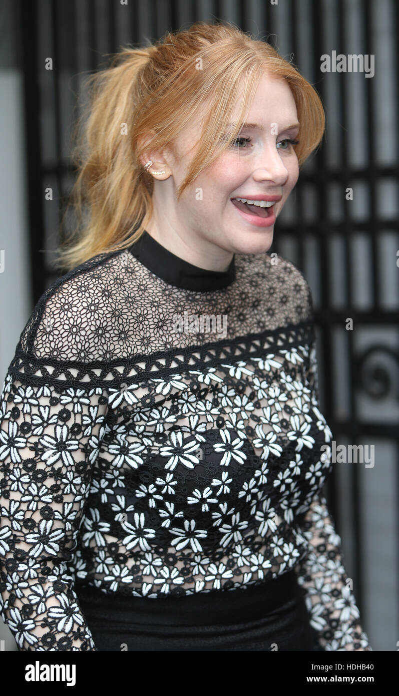 Bryce Dallas Howard outside ITV Studios Featuring: Bryce Dallas Howard ...