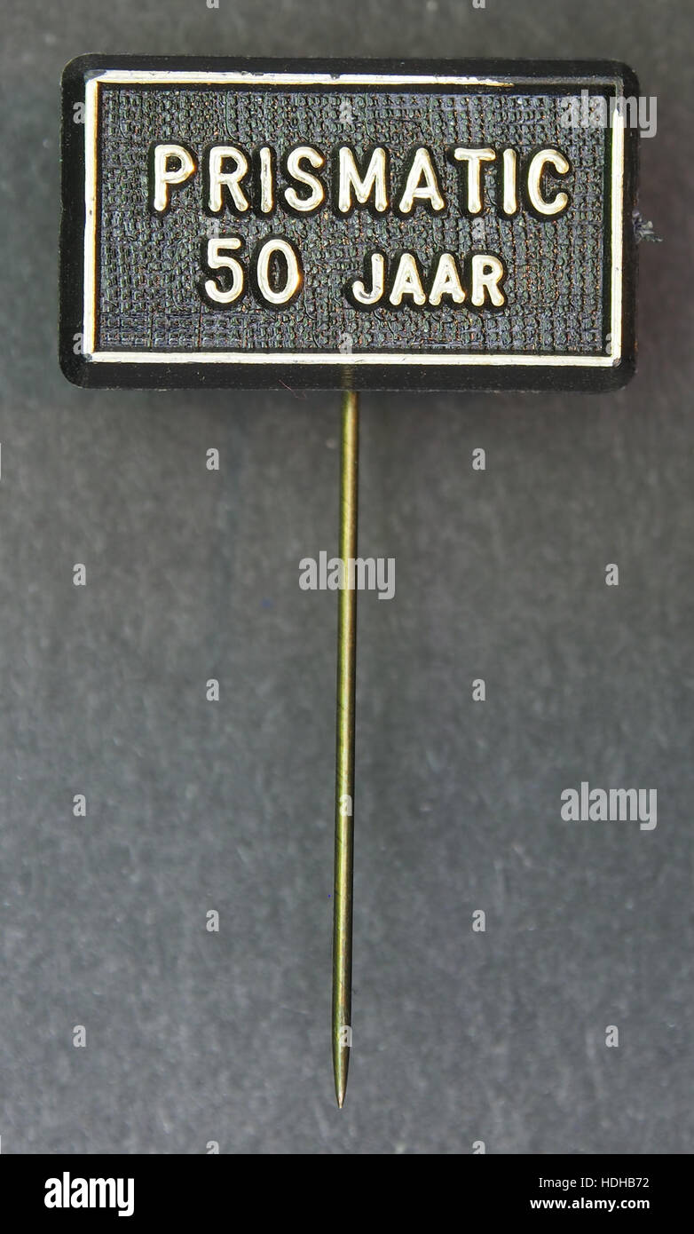 The Prismatic 50 Year Pin commemorates the 50th anniversary of the ...