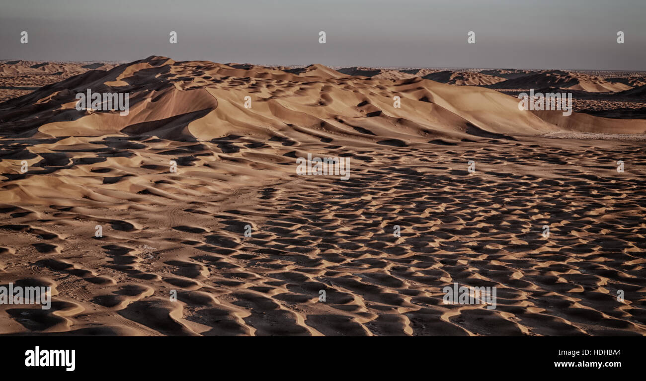 the empty quarter and outdoor sand dune in oman old desert rub al khali ...