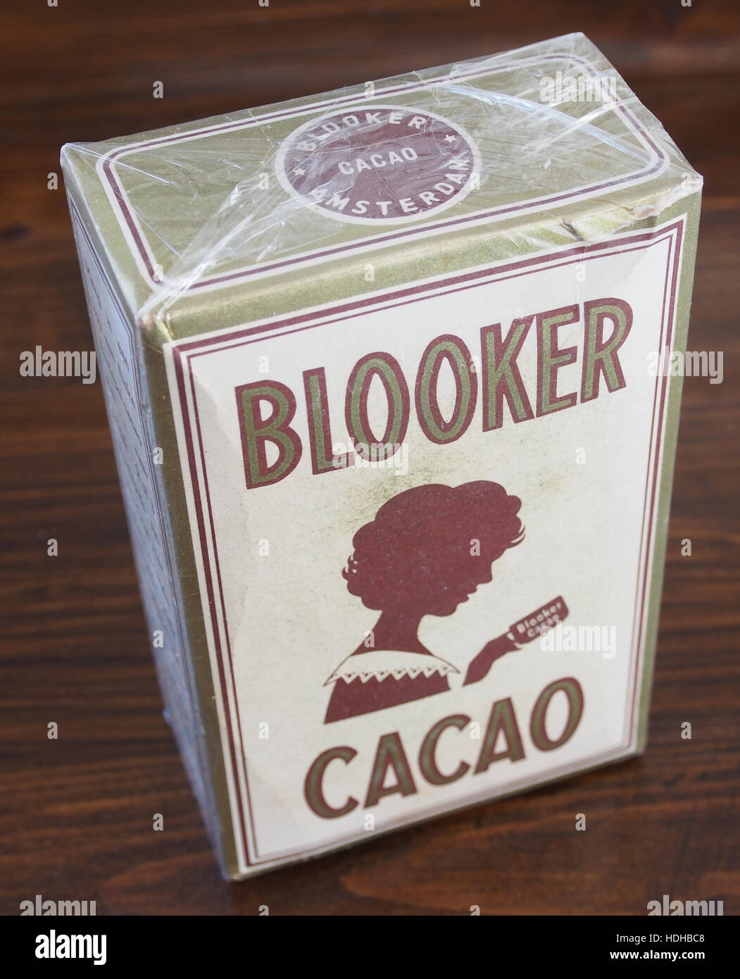 Blooker Cacao poeder pakje pic2 Stock Photo - Alamy
