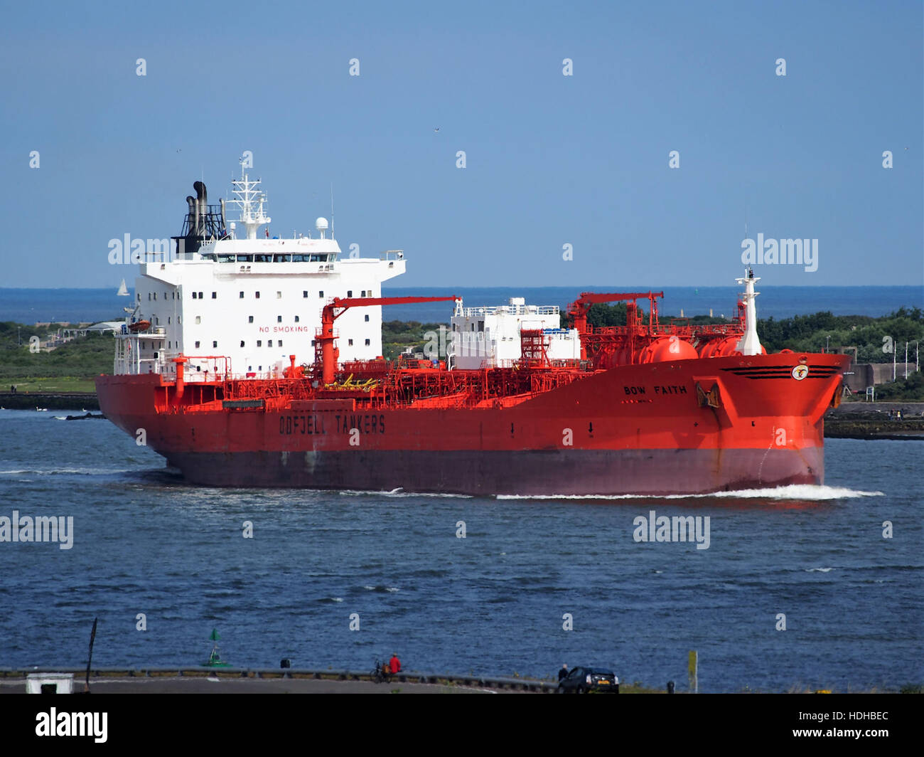 The *Bow Faith* is a cargo ship built in 1997, identified by IMO ...