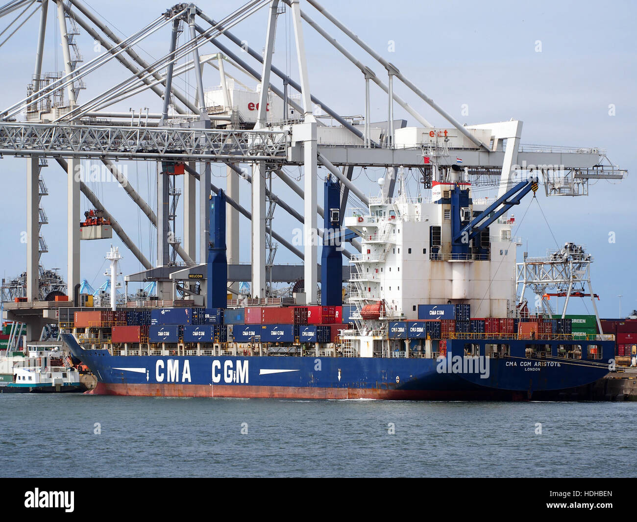 Modern container ship cma hi-res stock photography and images - Alamy