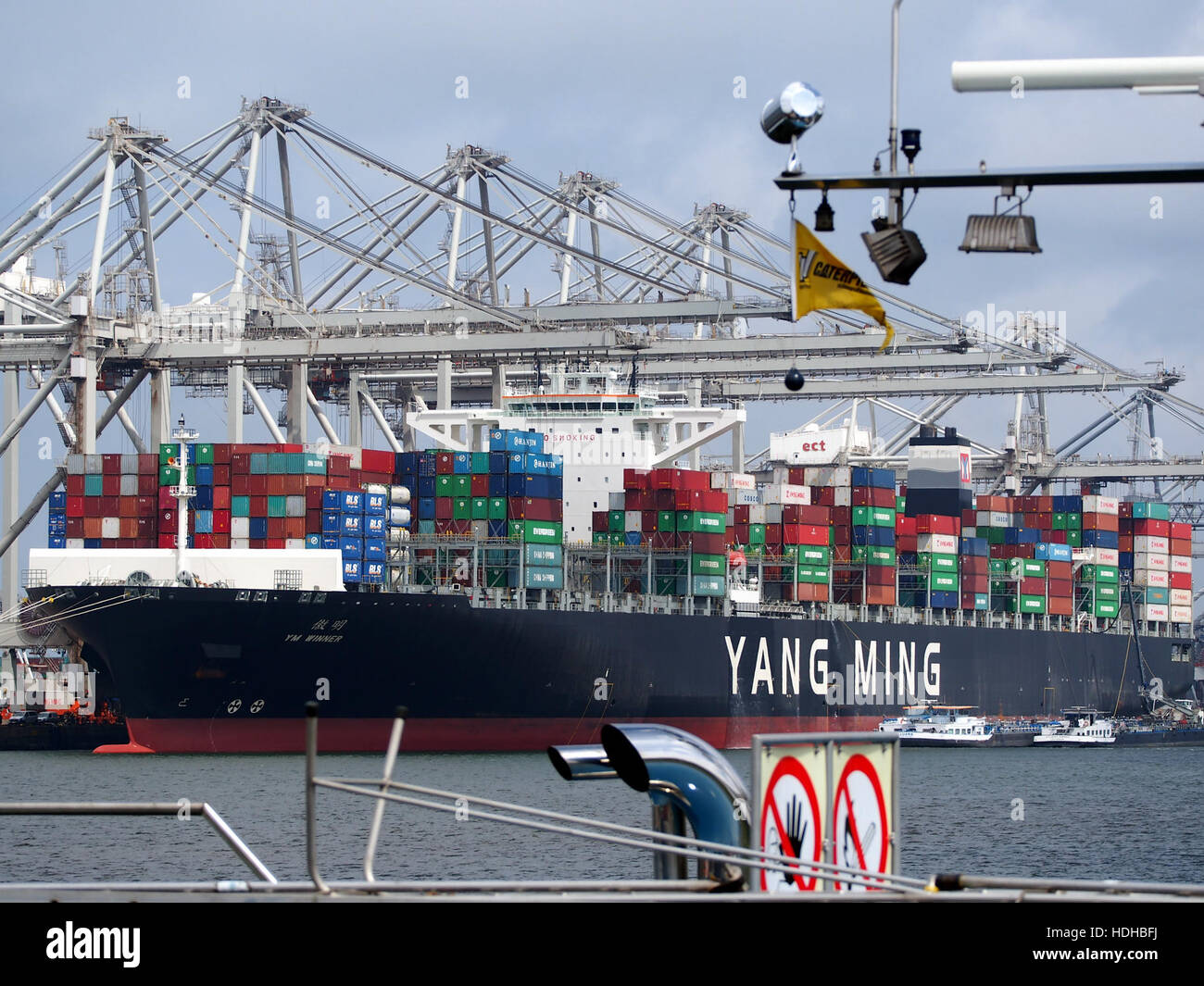 Container ship seen docked hi-res stock photography and images - Alamy