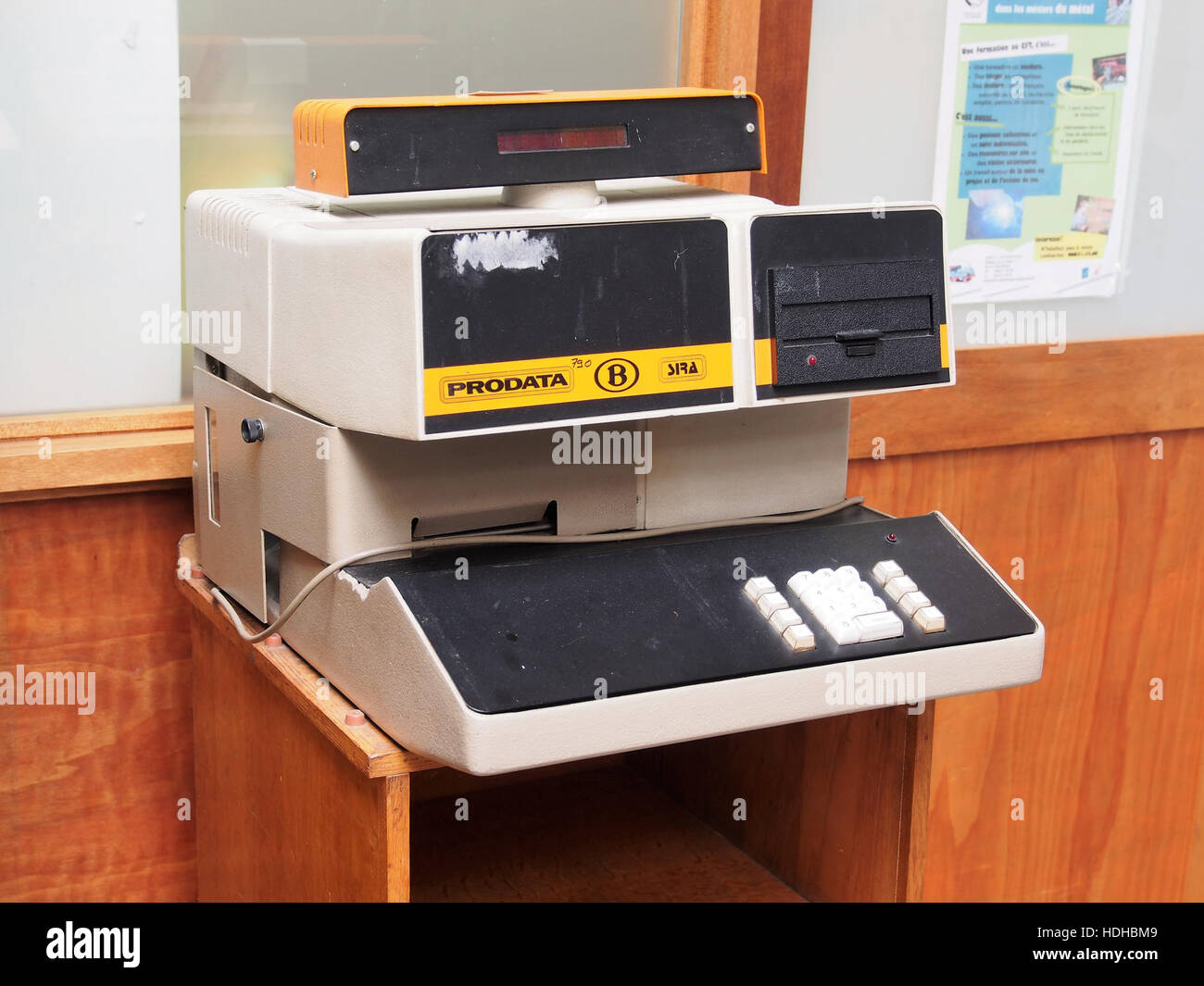 This photograph shows the Oude Prodata computer displayed at the Museum ...