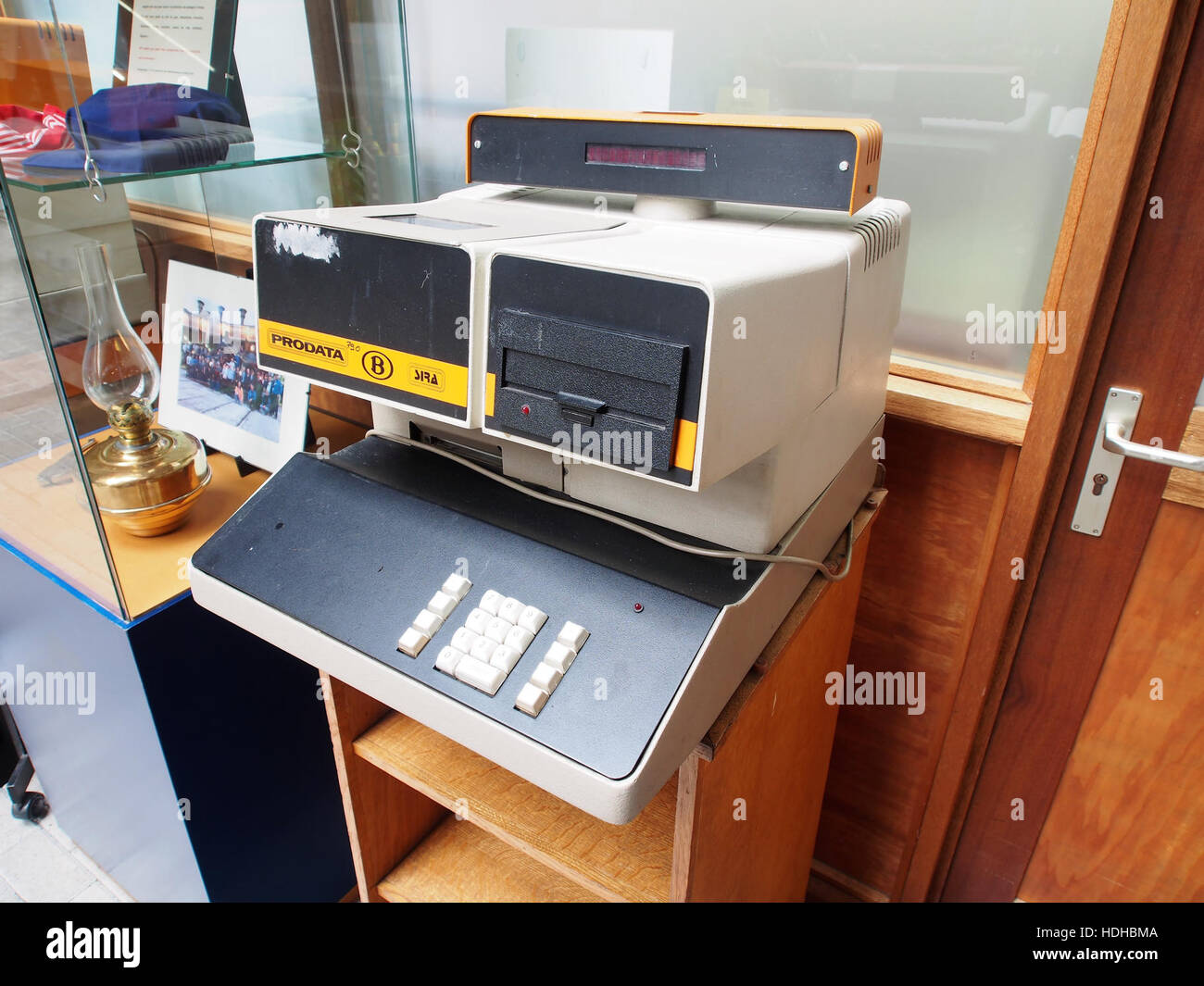 The Oude Prodata computer, displayed at the Museum of the Railway of ...