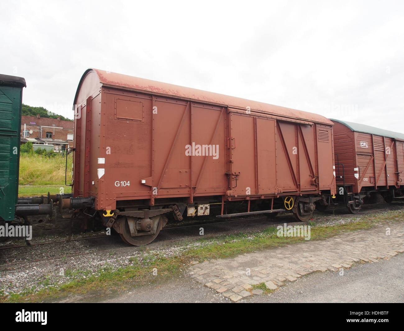 This image captures CFL Wagon G104 at CFV3V, highlighting its detailed ...