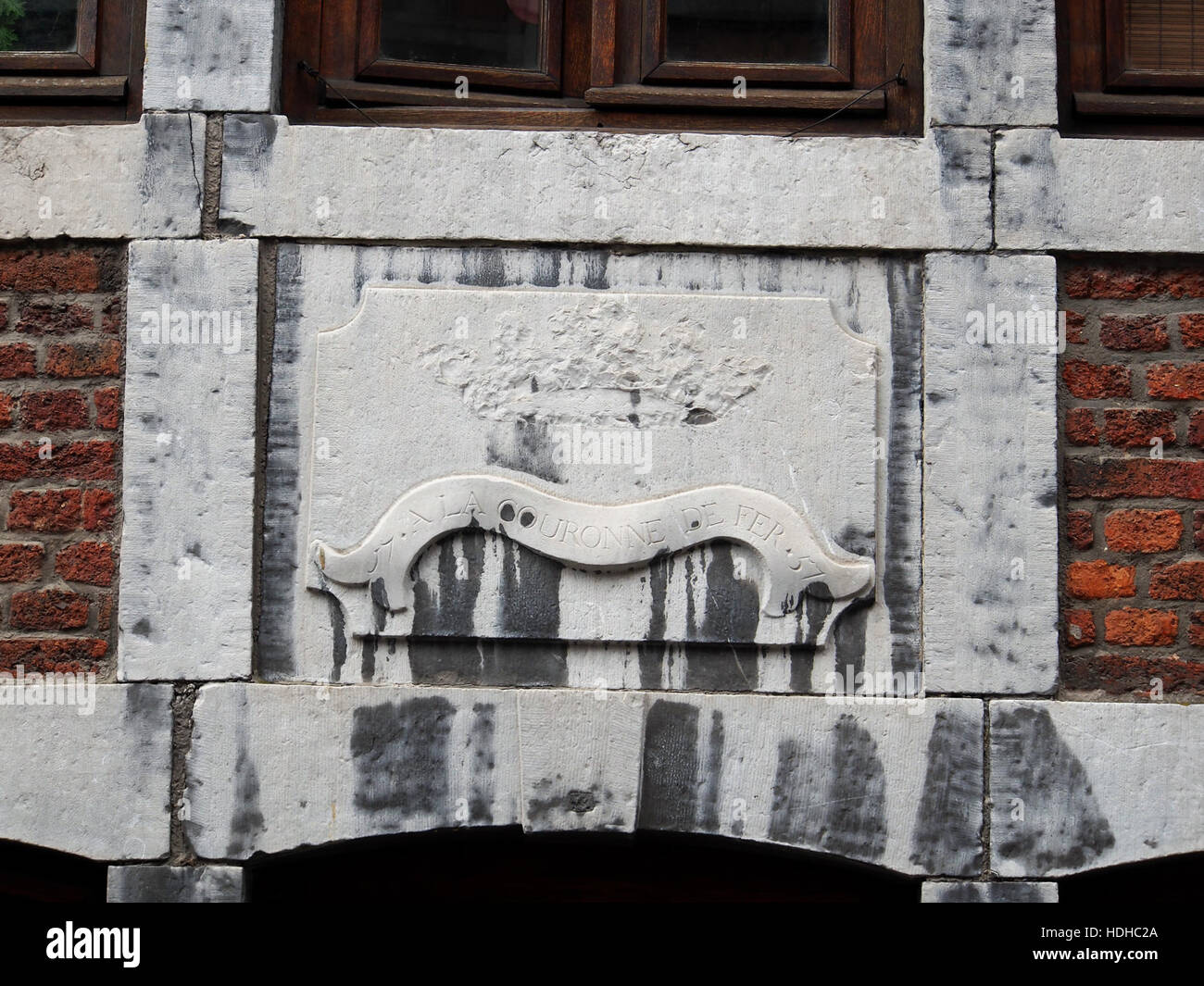 The Rue Pierreuse Gable stone is an architectural feature located in a ...
