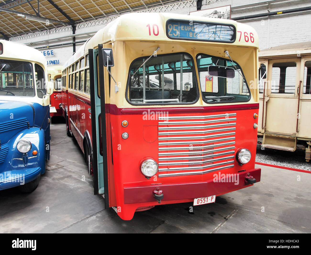 Autobus 955, part of the Sociéte Nationale des Chemins de fer Vicinaux ...