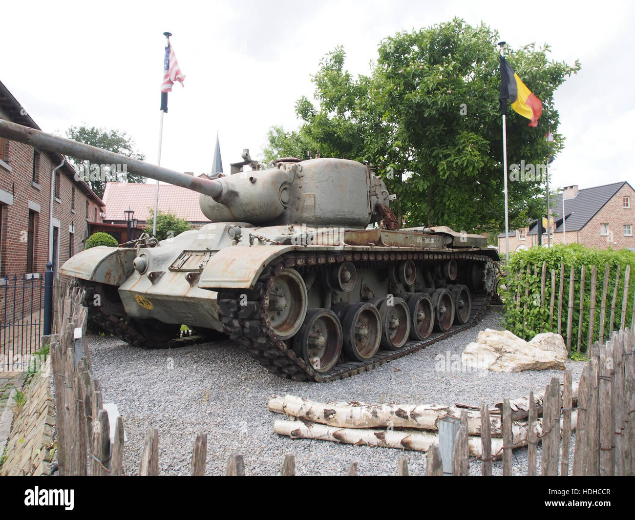 This 1944 photograph from the Museum in Gingelom, Belgium, depicts ...