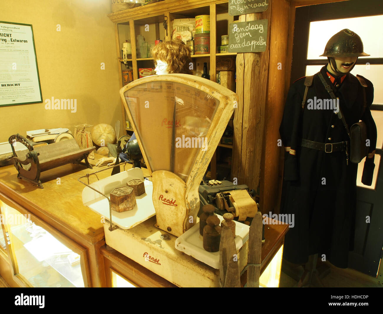 The photograph 'Museum Winter 1944 in Gingelom' captures a historical ...