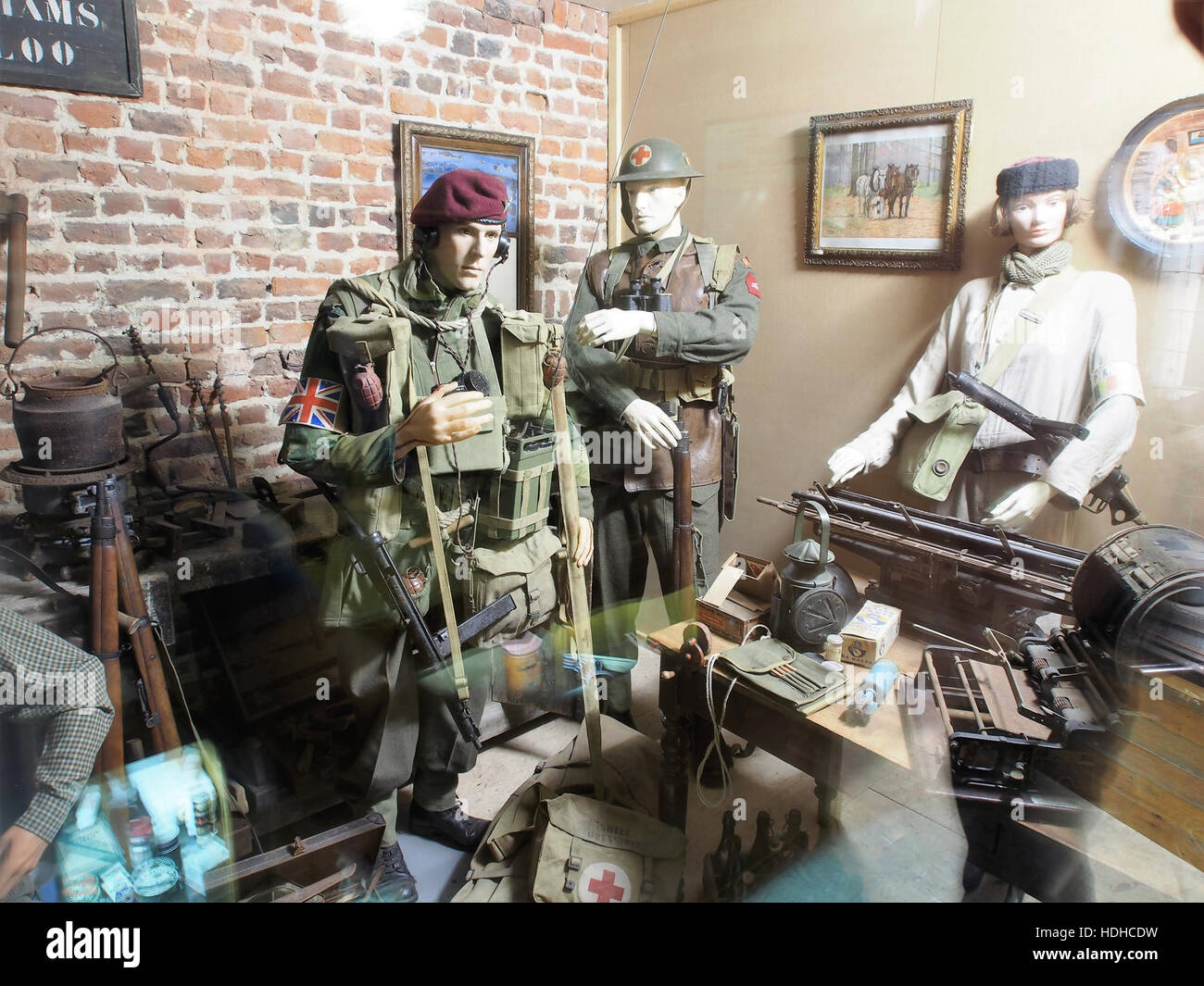 This photograph from Winter 1944 in Gingelom depicts a historical ...