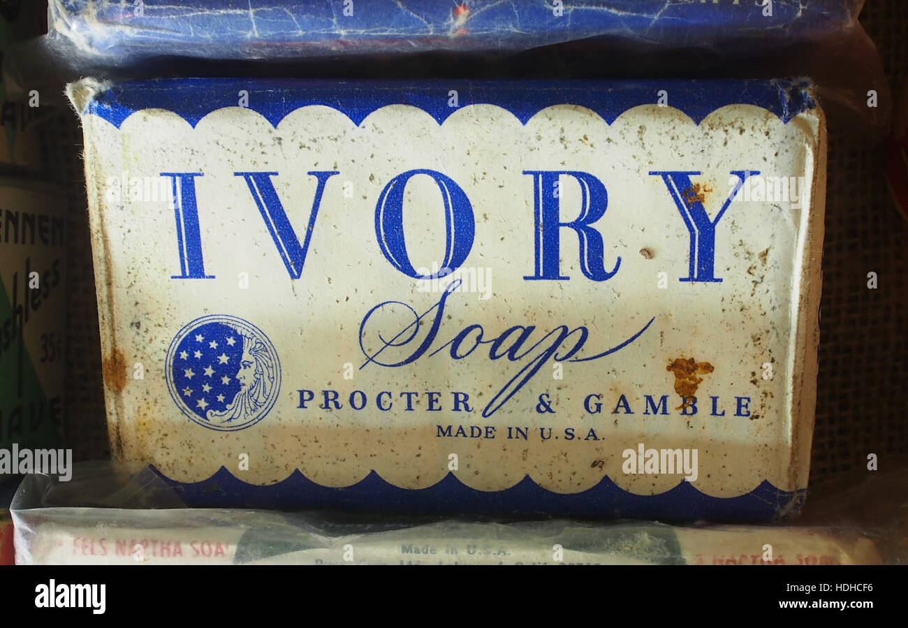 Ivory soap, Museum Winter 1944 in Gingelom Stock Photo - Alamy