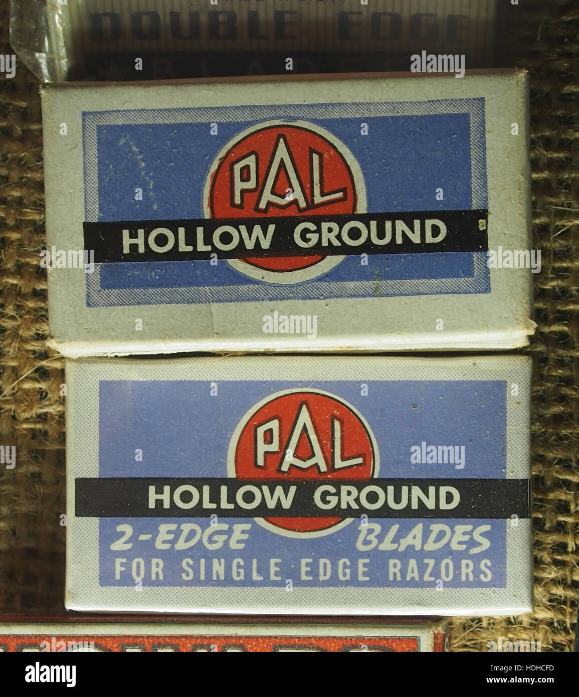 These PAL razor blades, displayed at a museum in Gingelom, provide a ...