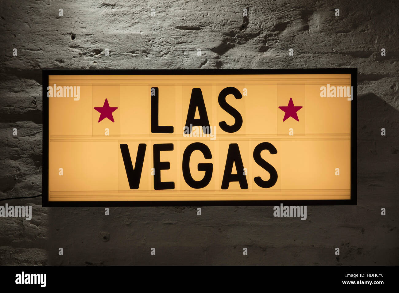 Las vegas welcome sign and black hi-res stock photography and images ...