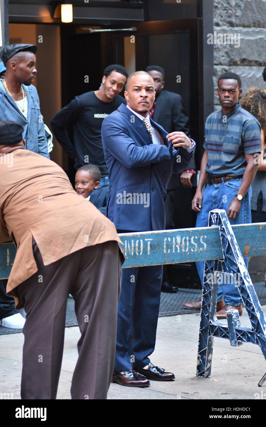 TI on the set of VH1 show The Breaks Featuring: TI Pain Where ...