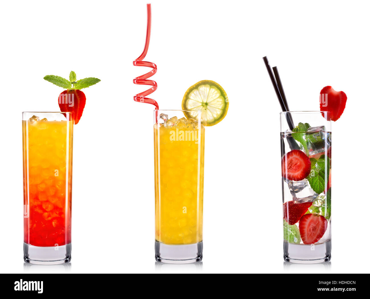 alcohol cocktail set Stock Photo - Alamy