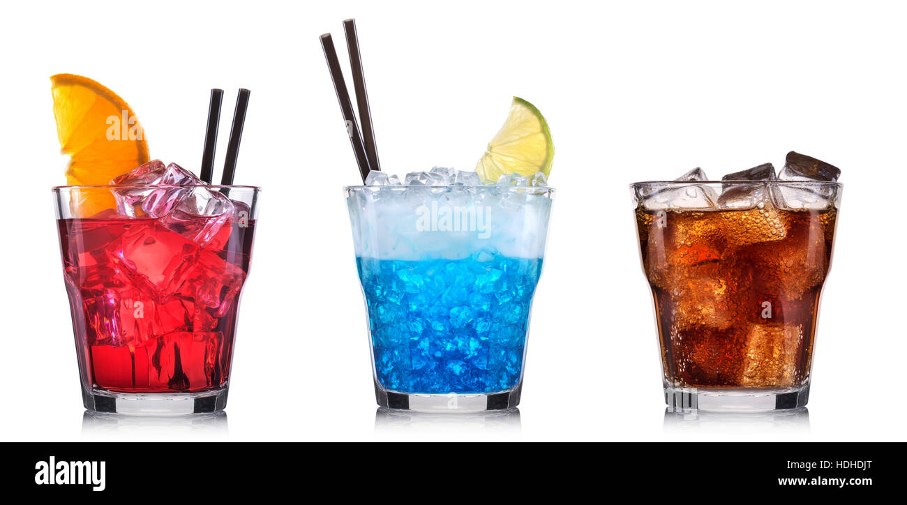 alcohol cocktail set Stock Photo - Alamy