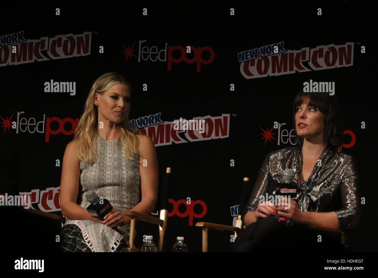 New York Comic Con 2016 Featuring: Ali Larter, Milla Jovovich Where: New York City, New York ...
