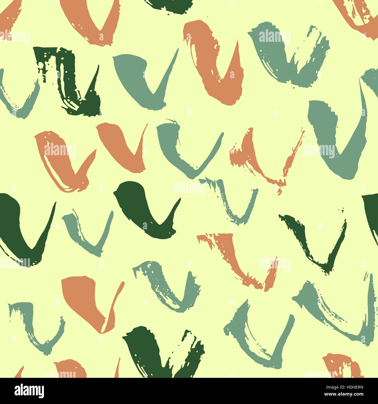 Seamless handdrawn background. Grunge ink texture with check marks ...