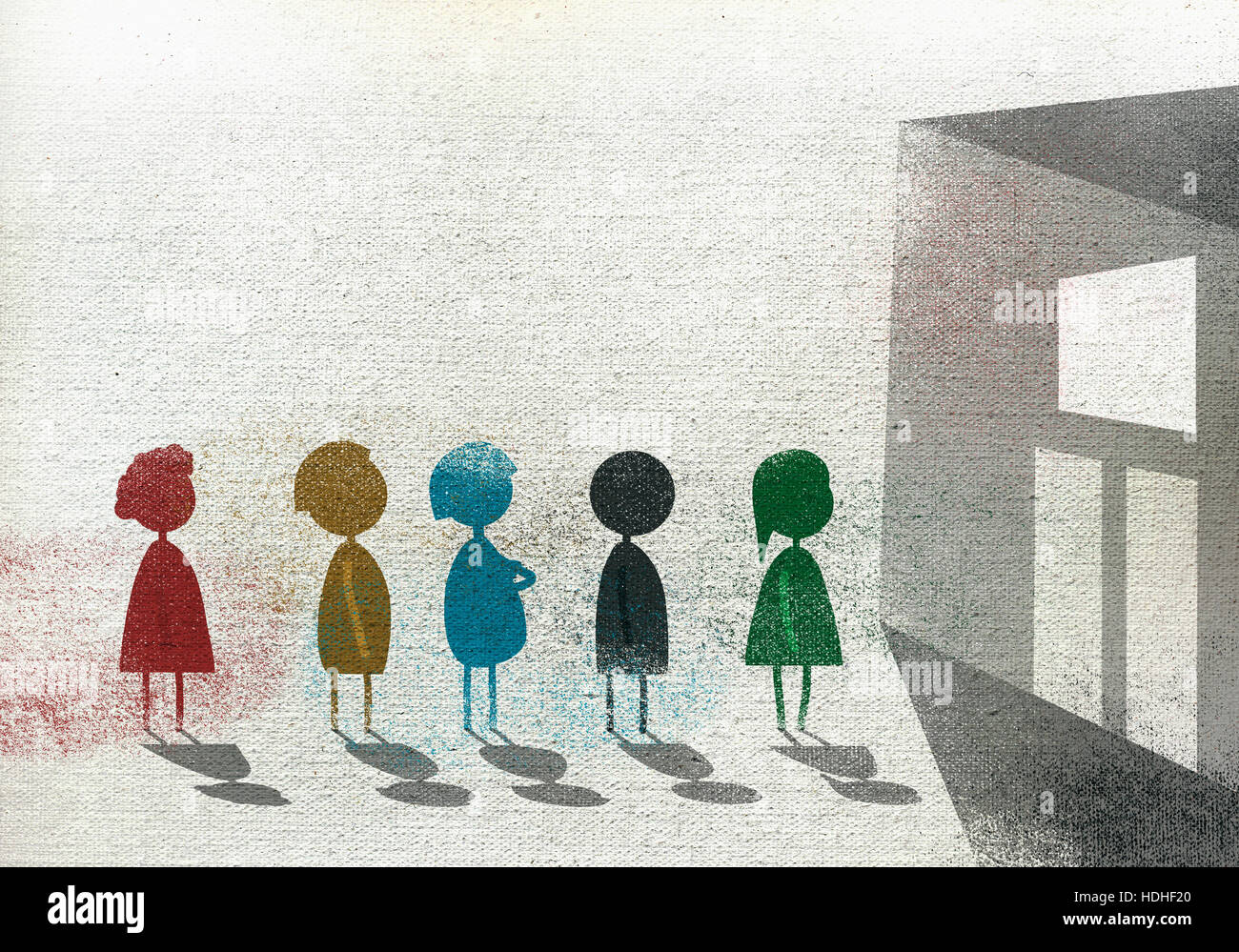 School building entrance children hi-res stock photography and images ...