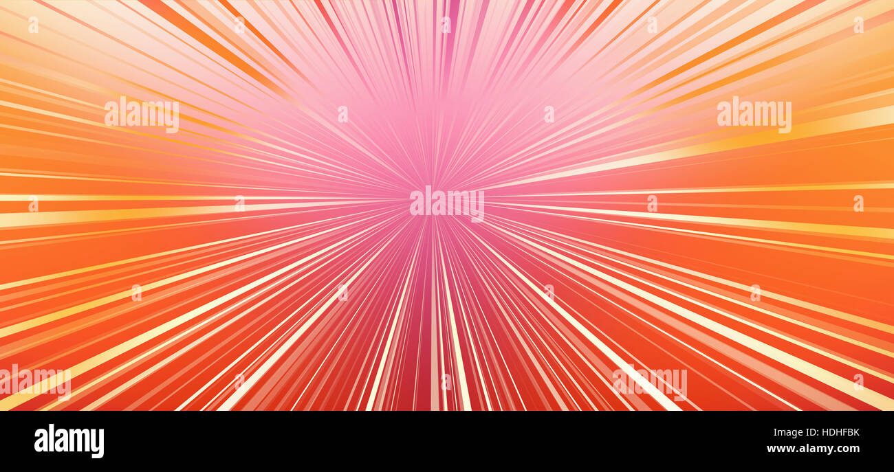 Diminishing perspective of seamless colorful lines over abstract ...