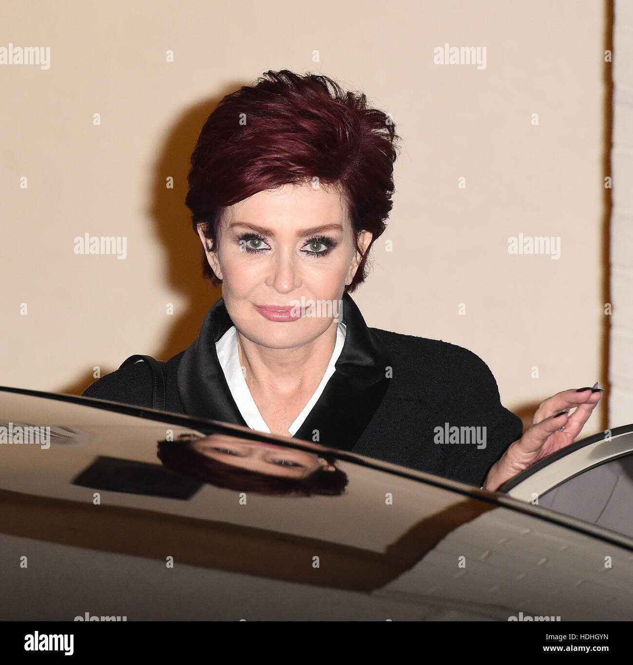 Departures from 'The X Factor' live show studios Featuring: Sharon ...