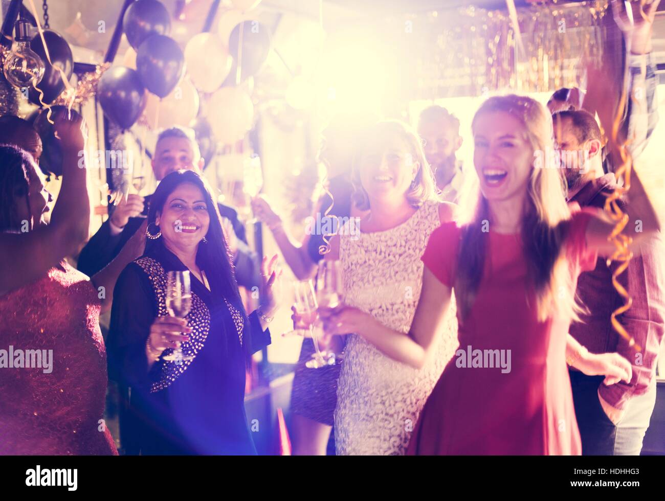 People Party Celebration Drinks Cheers Happiness Concept Stock Photo ...
