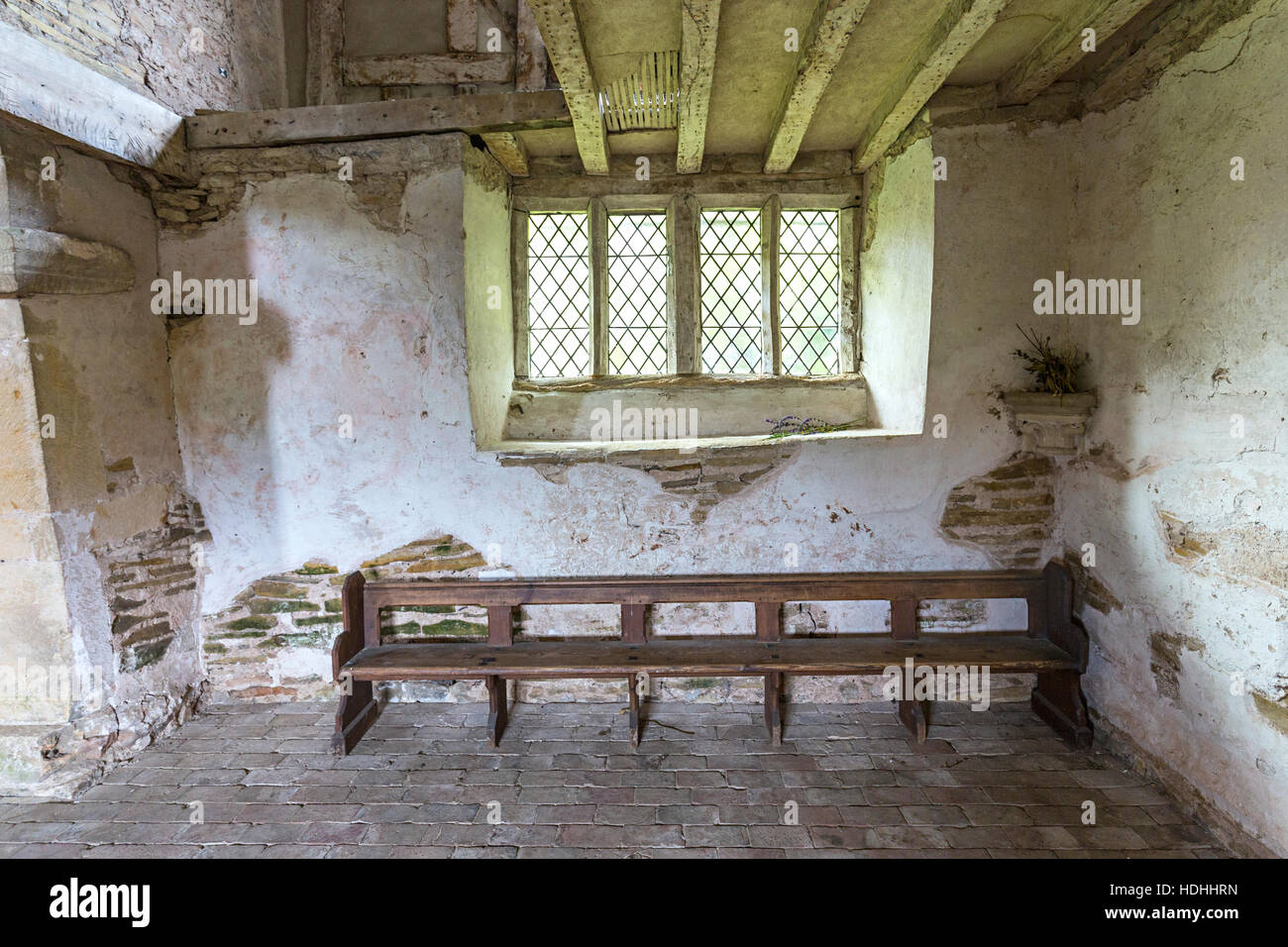 Odda's Chapel, a Saxon church, Deerhurst, Gloucestershire, UK Stock ...