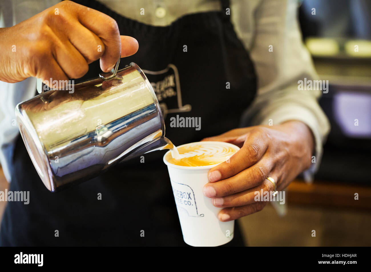 Paper cup for hot hi-res stock photography and images - Alamy