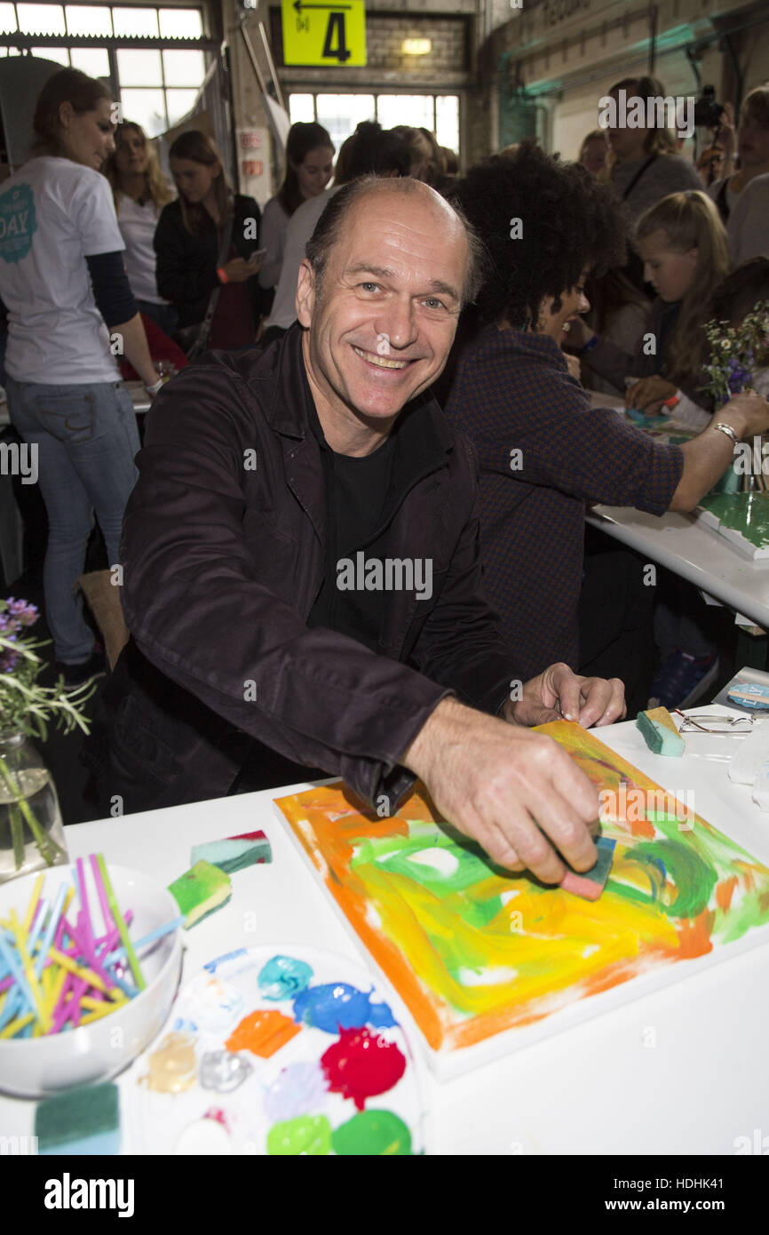 Actors attending the "Fan Made Day" at Kampnagel Fabrik Featuring ...