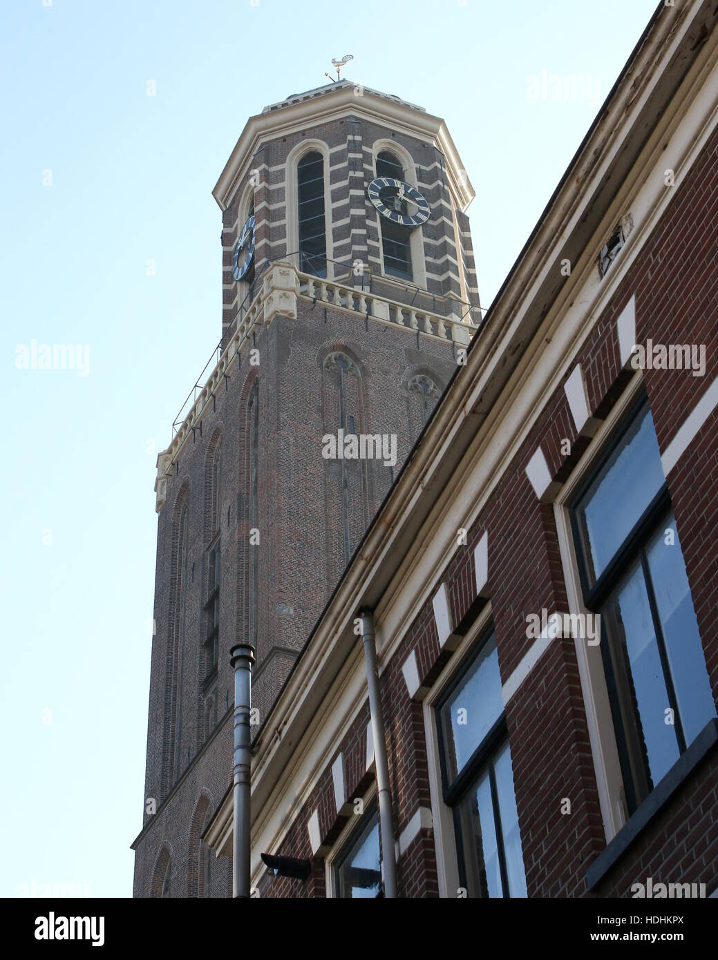 Iconic 75m high late gothic Peperbus (Pepper box) church tower in ...