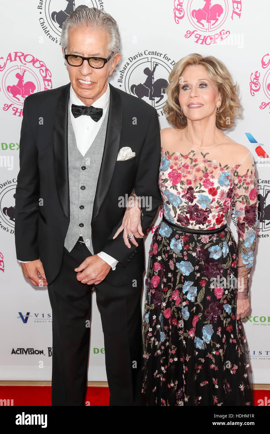 Richard Perry and Jane Fonda attending the 2016 Carousel of Hope Ball ...