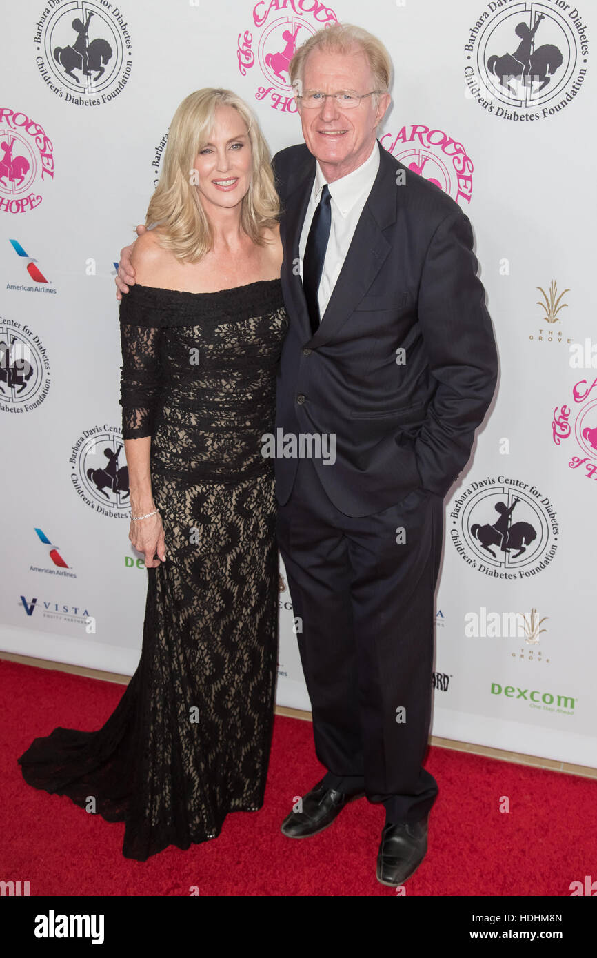 Rachelle Carson and Ed Begley Jr. attending the 2016 Carousel of Hope ...