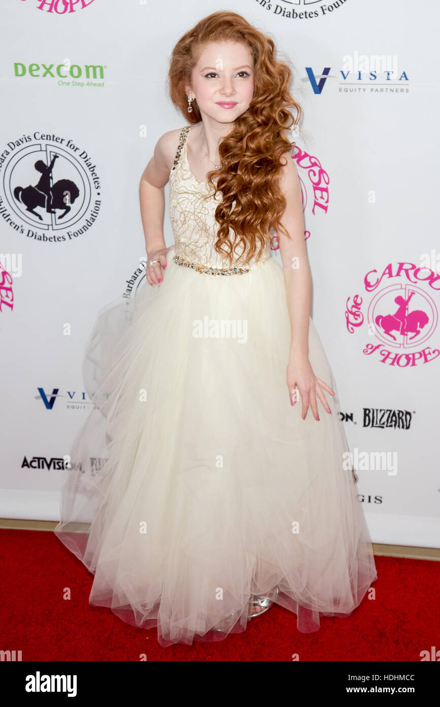 Francesca capaldi attending 2016 carousel hi-res stock photography and images - Alamy