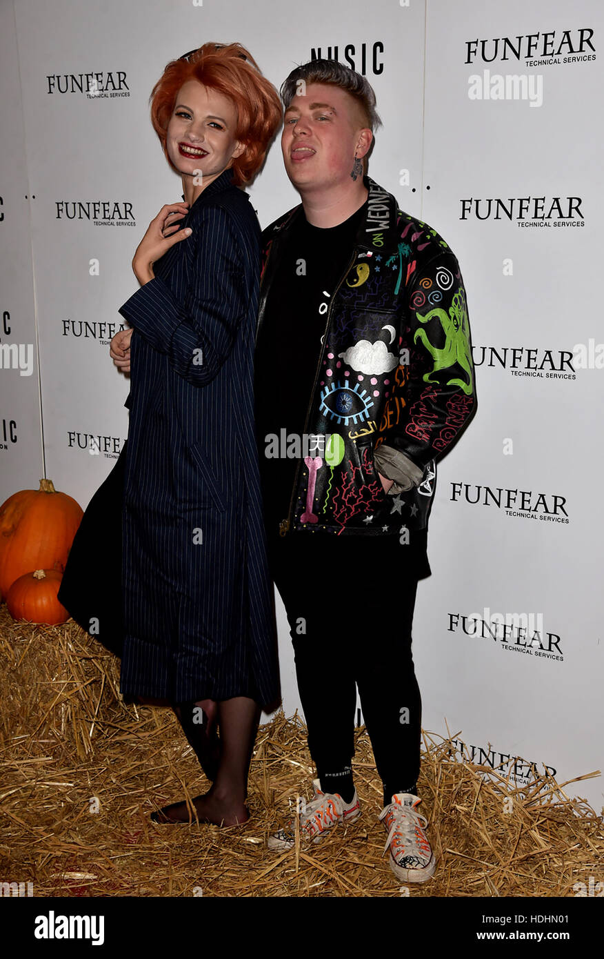 Chloe Jasmine and Harry Fisher attending the VIP and press night of ...