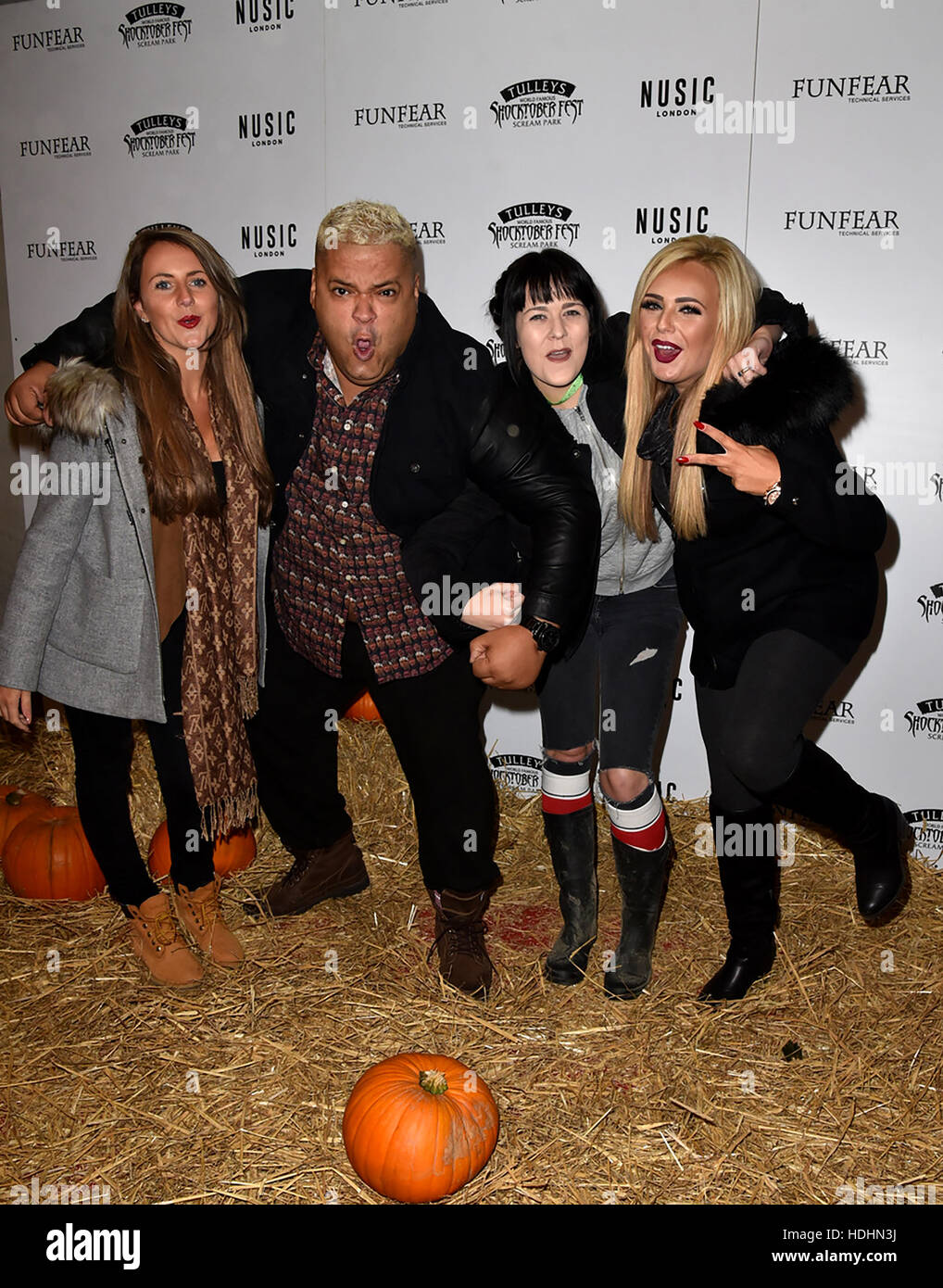 Heavy D and Bryony Ann Harris attending the VIP and press night of ...