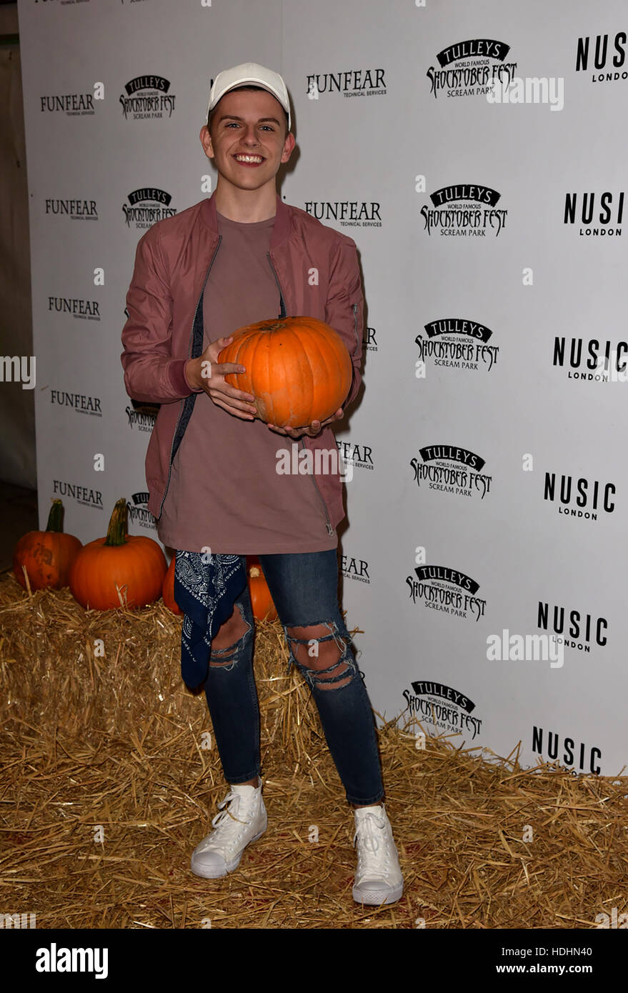 James Hughes attending the VIP and press night of Shocktober Fest, at ...