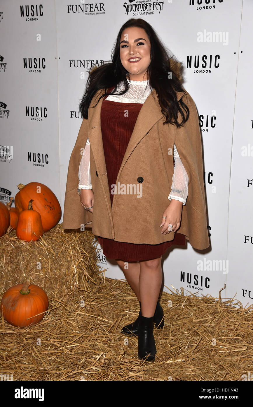 Kaleigh Morgan attending the VIP and press night of Shocktober Fest, at ...