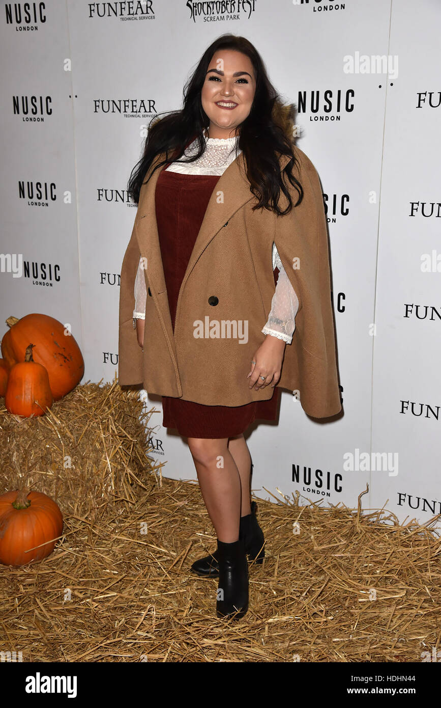Kaleigh Morgan attending the VIP and press night of Shocktober Fest, at ...