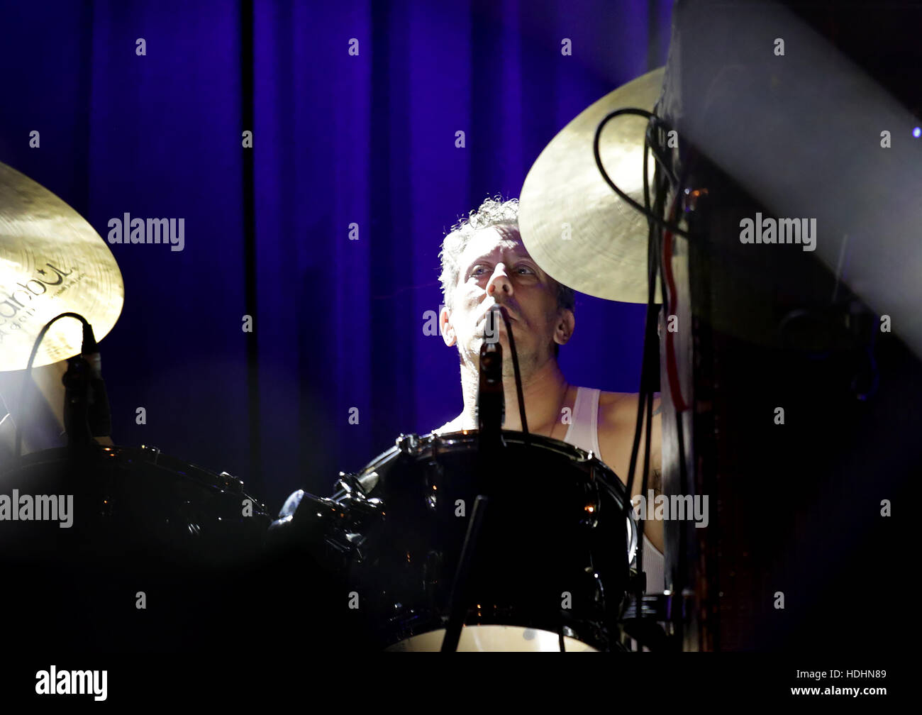 Swans Performing at Manchester Ritz Featuring: Swans, Phil Puleo Where ...